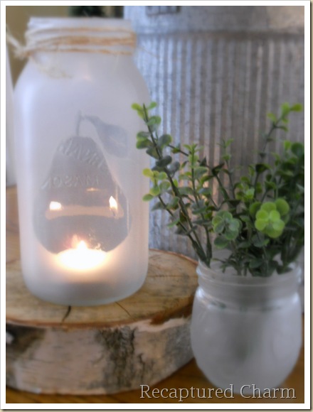 Recaptured Charm: Mason Jar Tea Lights